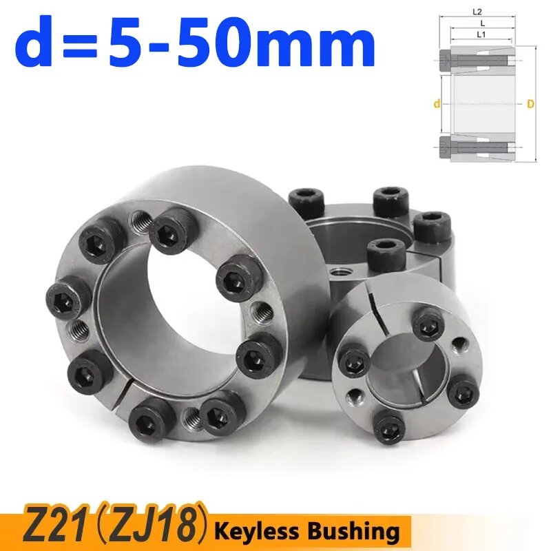 GooBetter З21 безключевая расширительная втулка 5-50 мм Z21-15x28x17mm