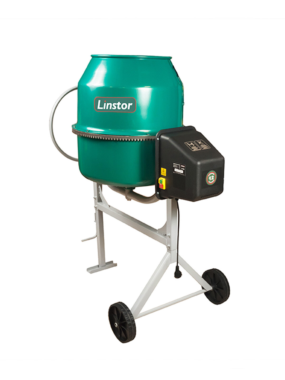 Бетоносмеситель LINSTOR Б-220МП, 190л, 220В, 1.2кВт, полиамидный