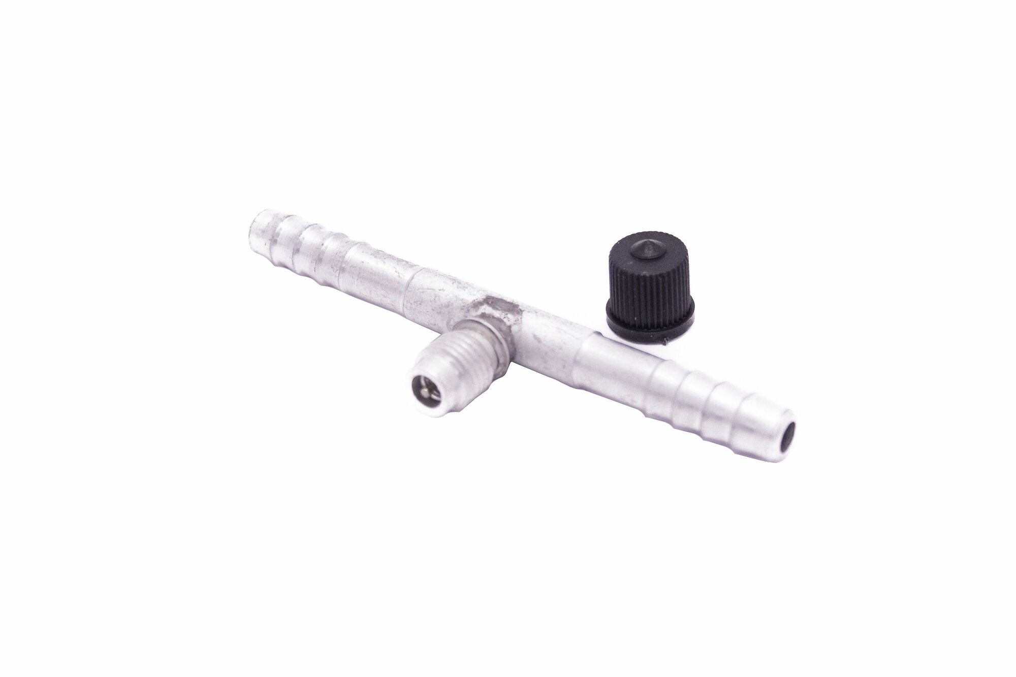 Фитинг G6 (8мм) 180 вставка R-12 (Splicer) (алюминий)