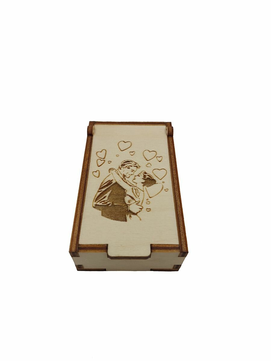 Подарочная упаковка, ручная работа, для флешки, украшений, бижутерии Любовь