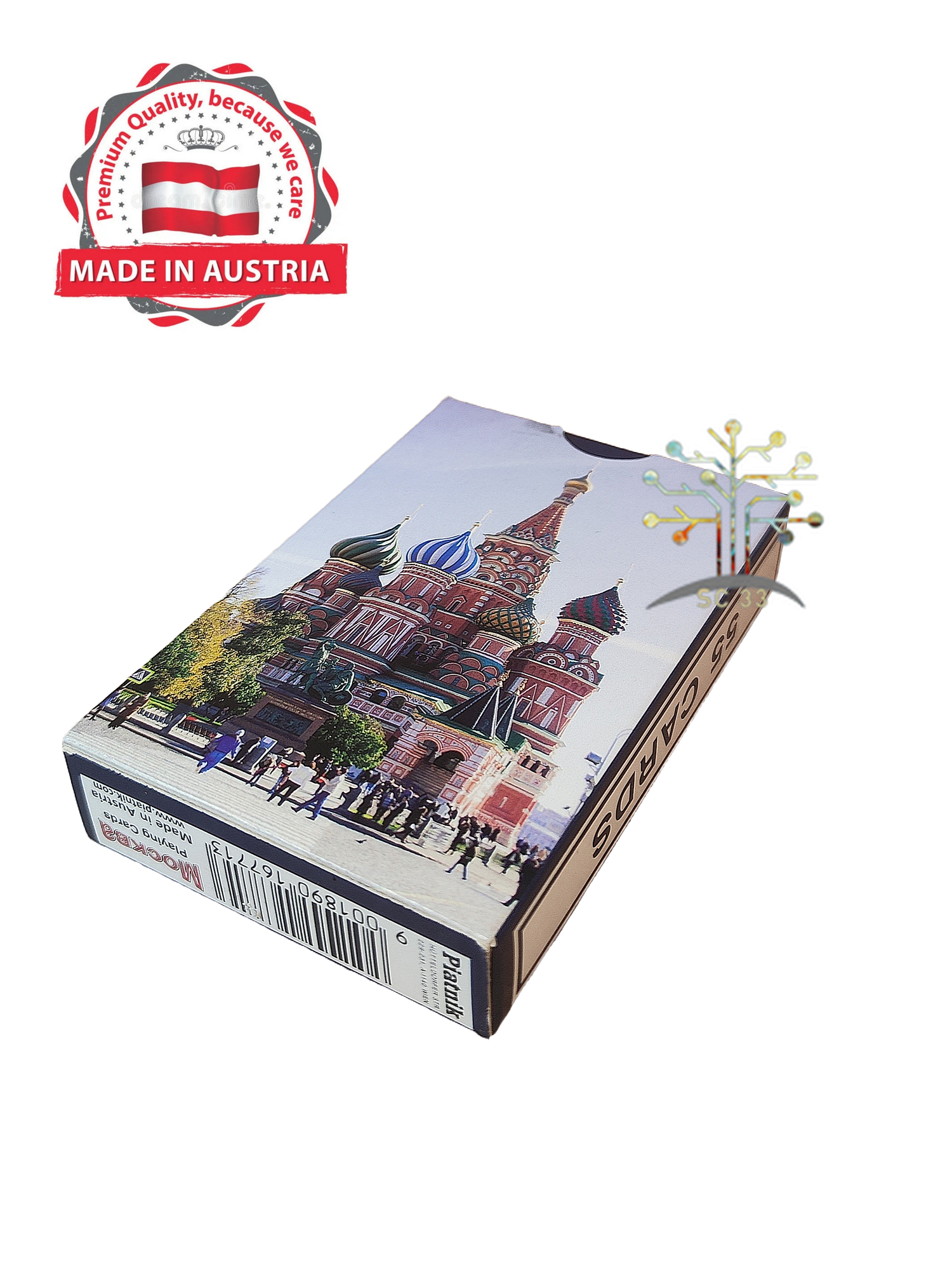 Карты игральные коллекционные Piatnik "Москва"55 листов Австрия