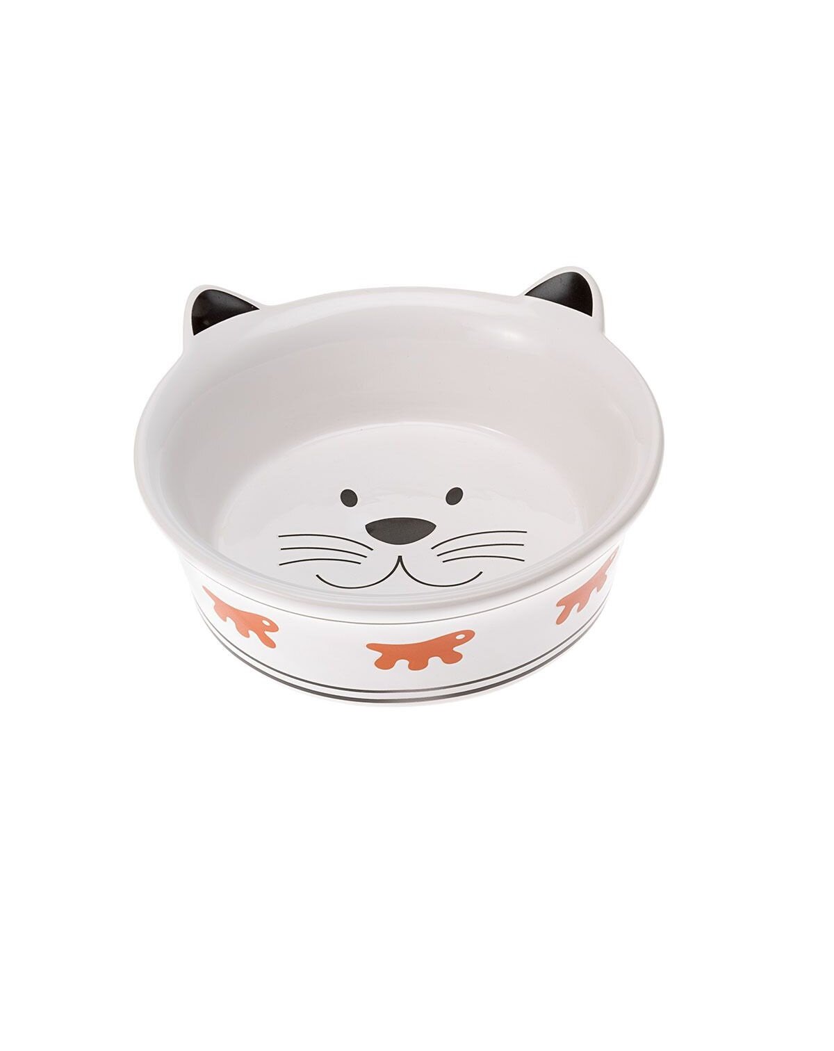 Миска Ferplast VENERE SMALL с ушками, керамическая, для кошек и собак, 0,15л