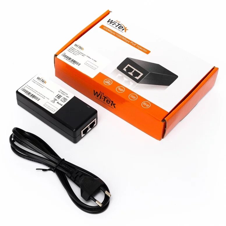 Инжектор PoE Wi-Tek WI-POE31-48V
