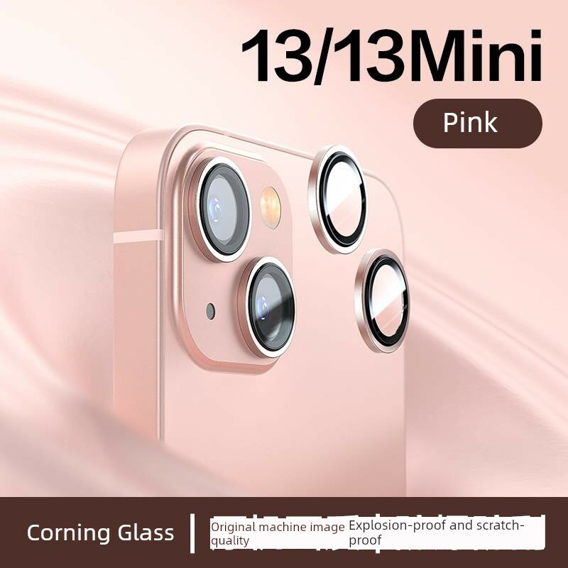 Алюминиевая пленка для объектива iPhone 11 Pro, розовый цвет, 1 комплект, защита от царапин и высокая прозрачность