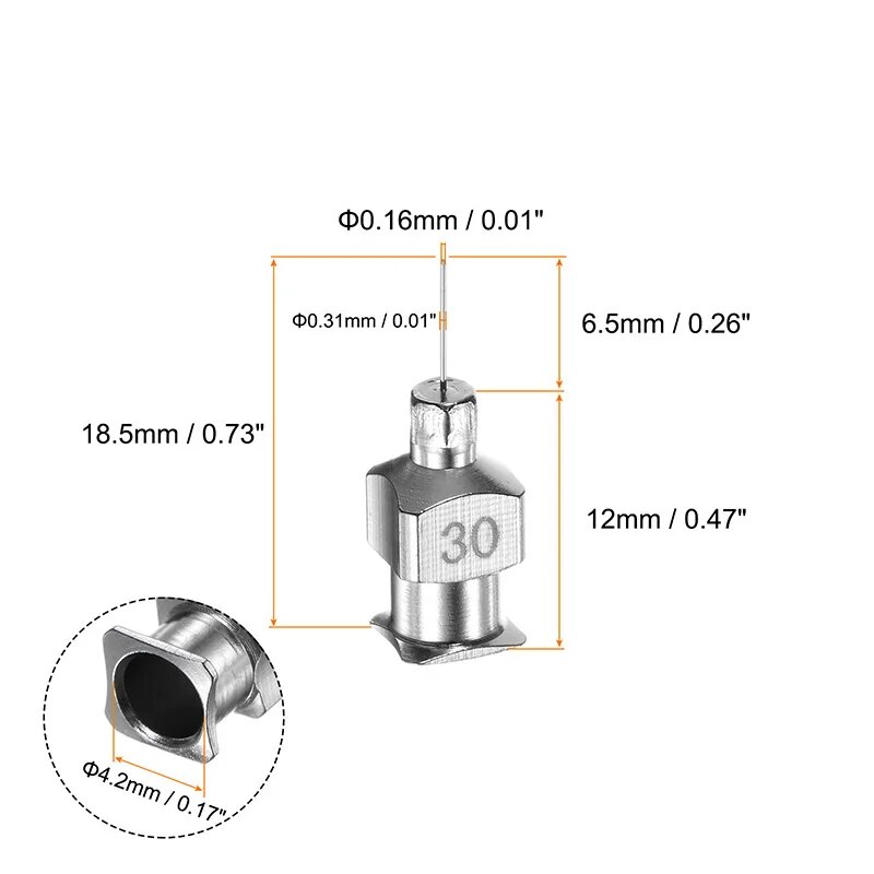 Игольчатый кран DMiotech 30G