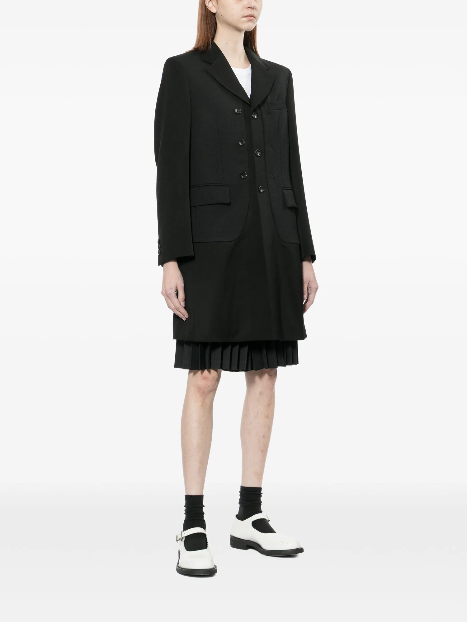 Пальто COMME des GARCONS, размер 42, white — фото 1