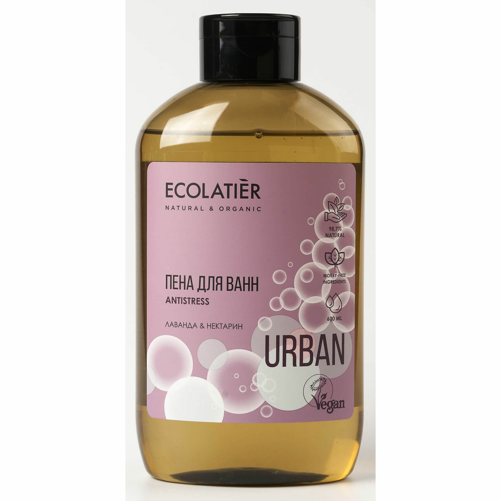 Пена для ванны Ecolatier Antistress Urban Лаванда и нектари