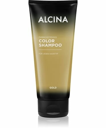 Шампунь для волос Alcina Color Gold, для теплых оттенков блонда, 200 мл