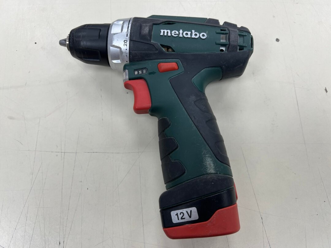 Аккумуляторная дрель-шуруповерт Metabo PowerMaxx BS 12 Q 601037500, Б/У,Уценка