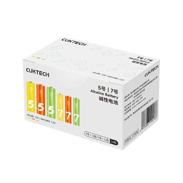 Батарейки Cuktech B10 Alkaline Battery AA LR6 1.5V (12 шт) + AAA LR03 1.5V (12 шт)