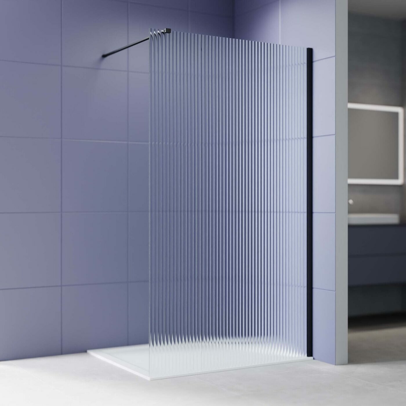 Душевая перегородка Акватек Walk In 90x200 AQ. WI.090.2BL