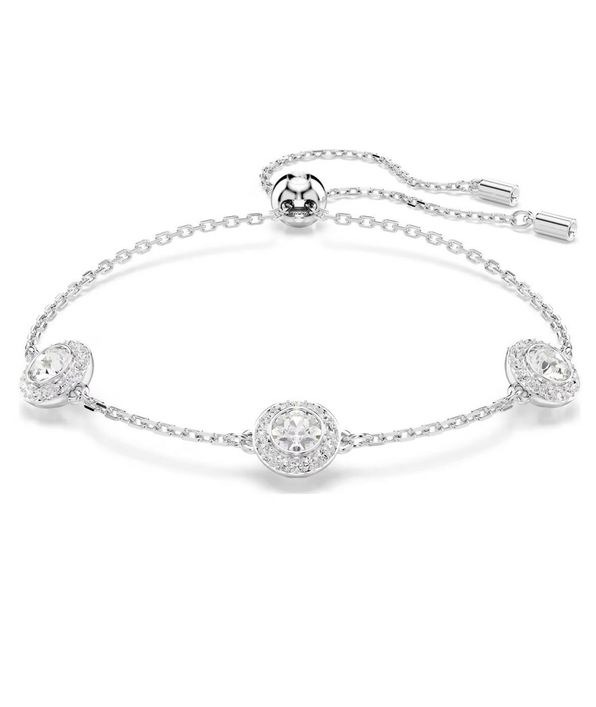 Браслет-цепочка, кристаллы Swarovski