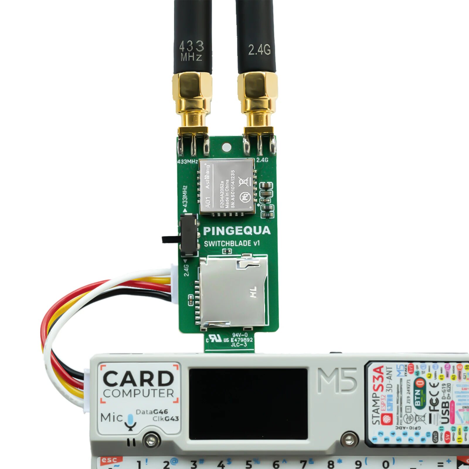 DKXBE M5Stack Cardputer RF 3-в-1 модуль 3-IN-1 Module — фото 1