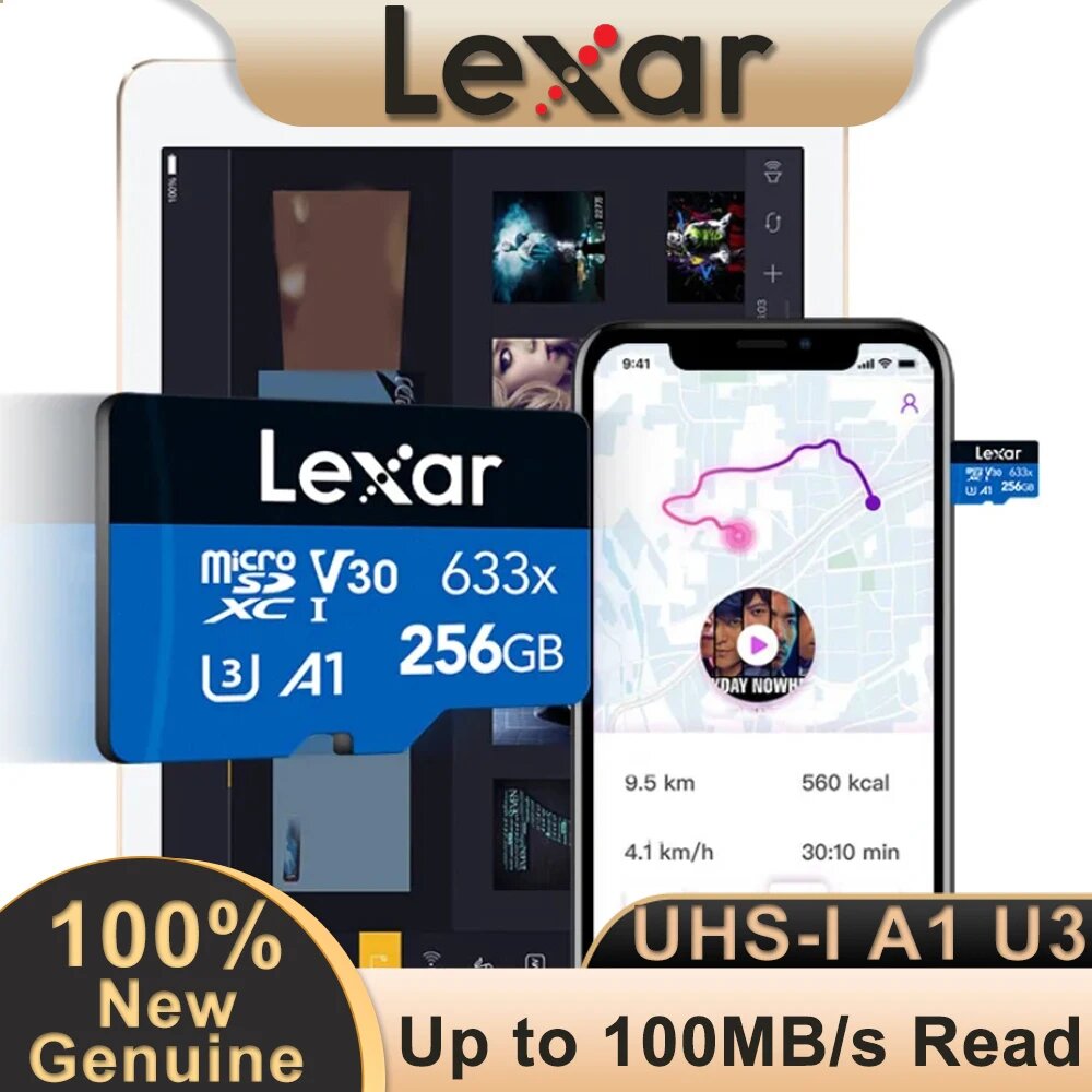 Lexar Micro SD 32GB 633x V10 A1 — фото 1
