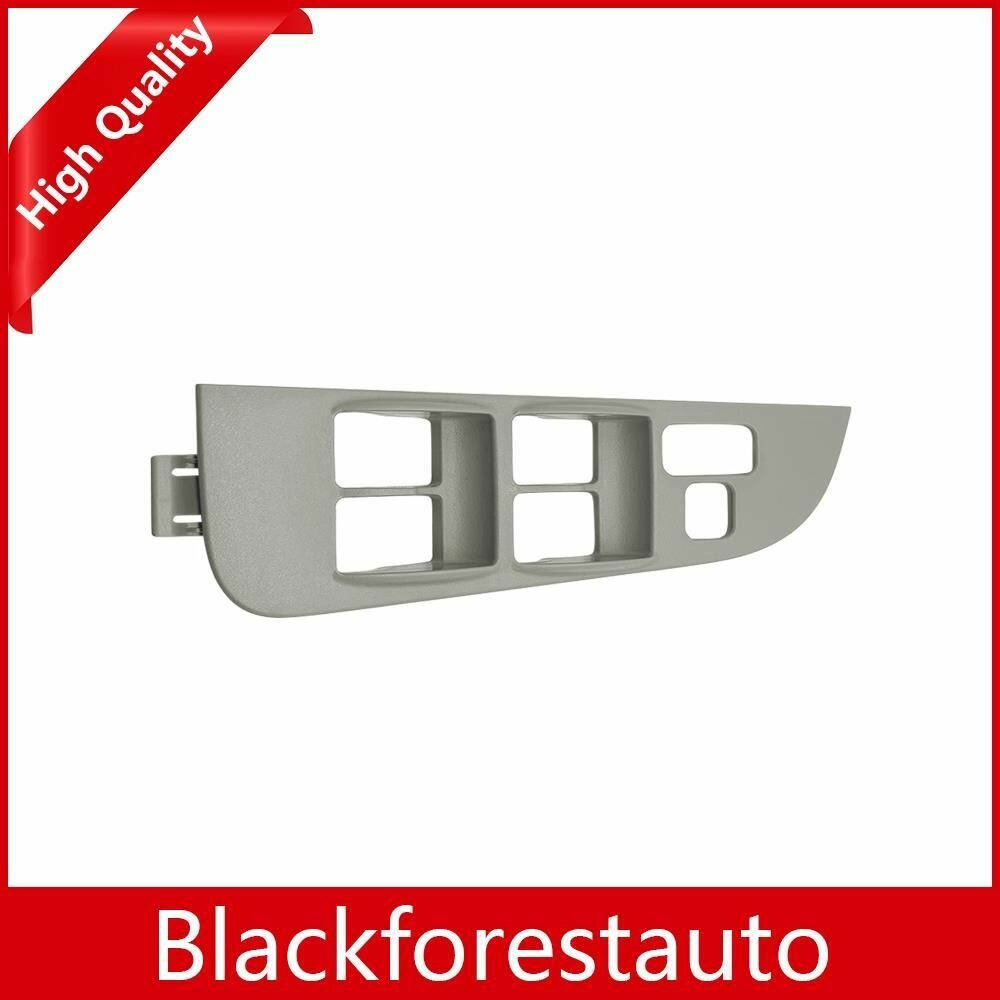 Рамка главного переключателя стеклоподъемника левая серая для Toyota Corolla 1998-2002 1.8L запасная деталь