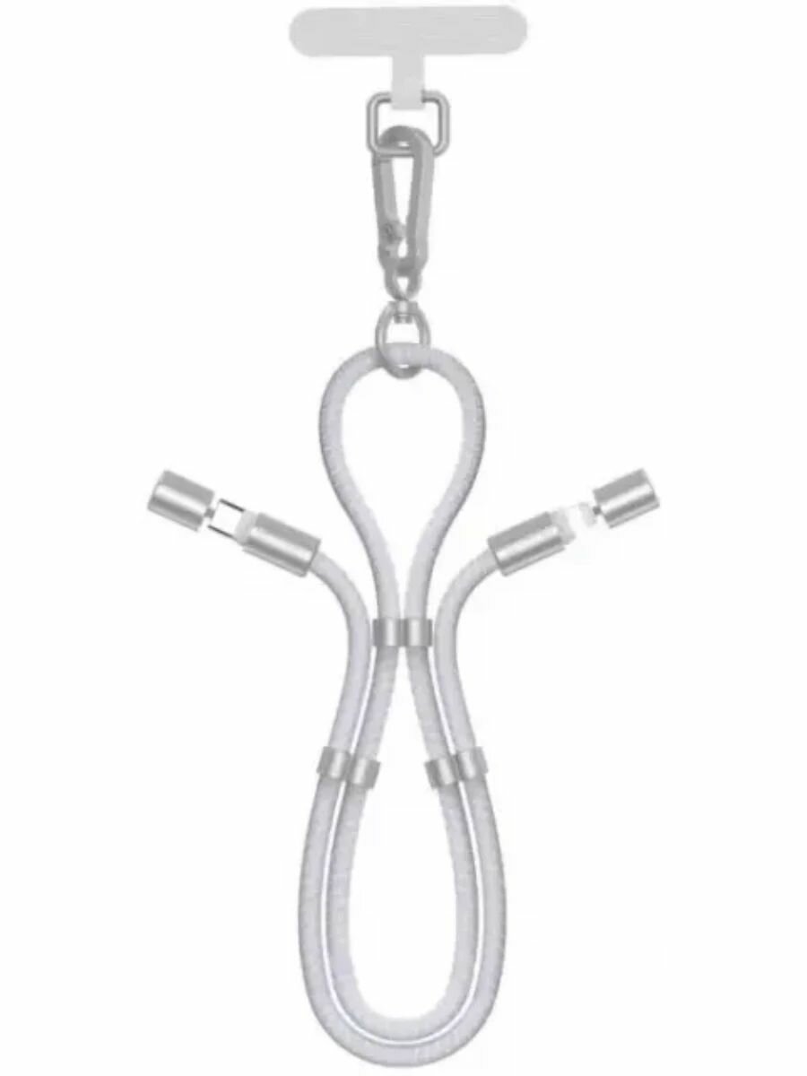 Кабель Devia Woven Fast Cable Adjustable Lanyard Type-C to Lightning 1.6m, фиолетовый