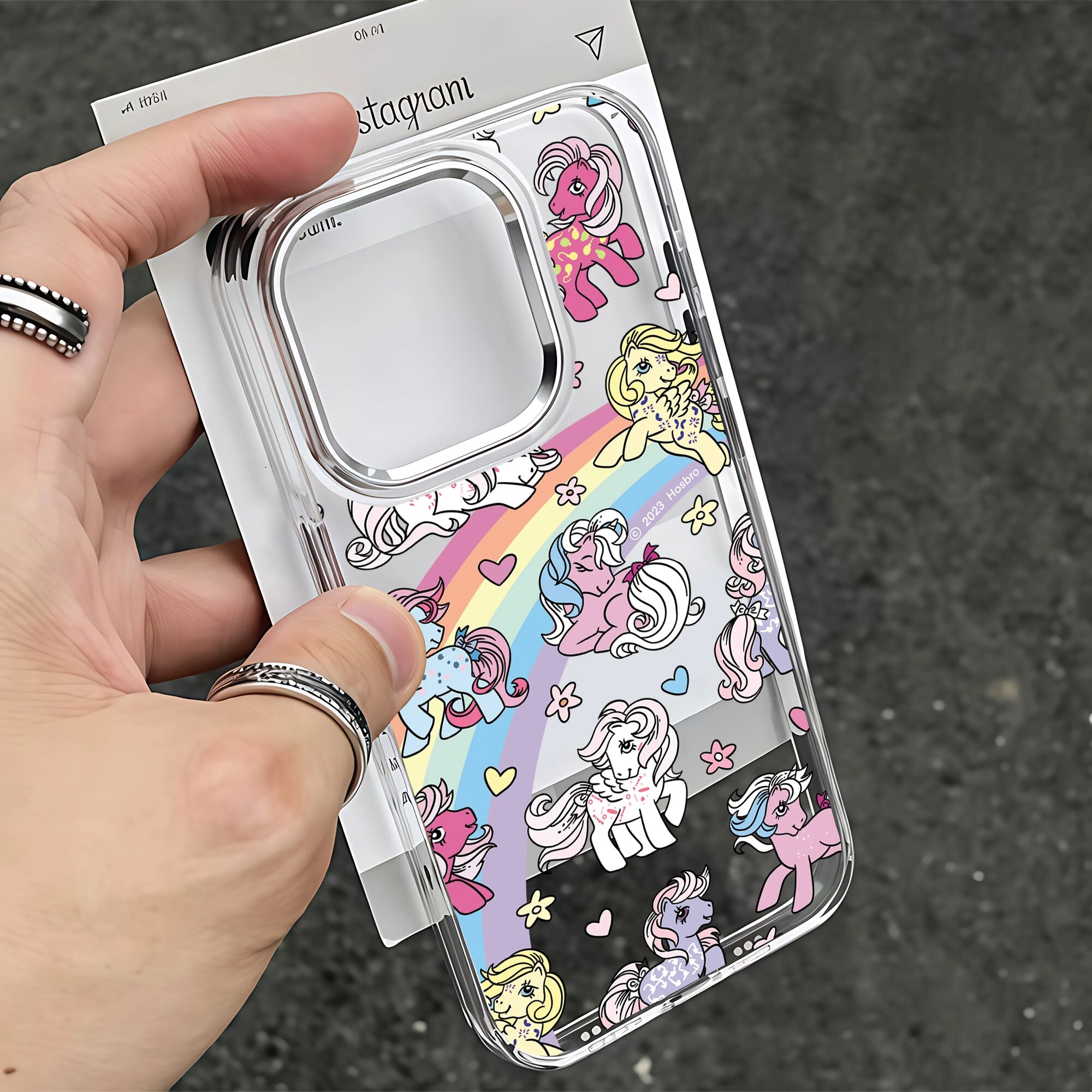 Милый чехол с пони для iPhone 17, 16e, 16, 15, 14, 13, 12, 11 mini, LYK-EW901S6A3, iPhone 16 Plus