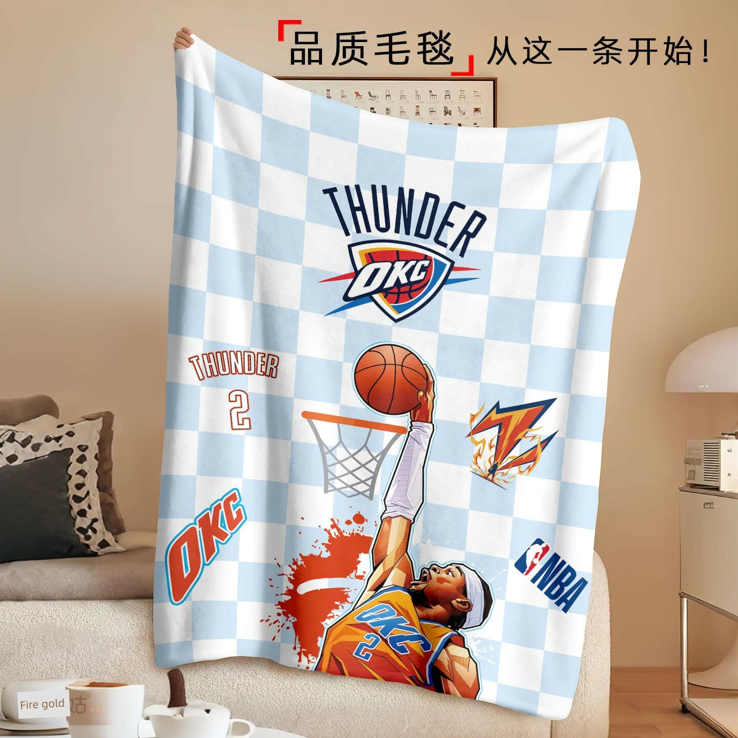 Фланелевое одеяло с логотипом баскетбольной команды, утолщенное одеяло NBA, одеяло для сна для одного человека, зимнее