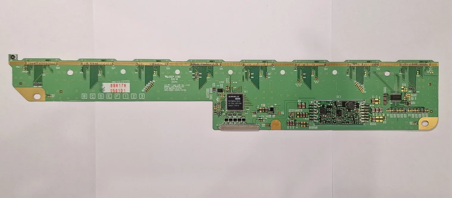Плата T-CON (GSEP 2302 94V-0) (LM190E02-A5) монитора LCD-NEC MultiSync LCD1970NX