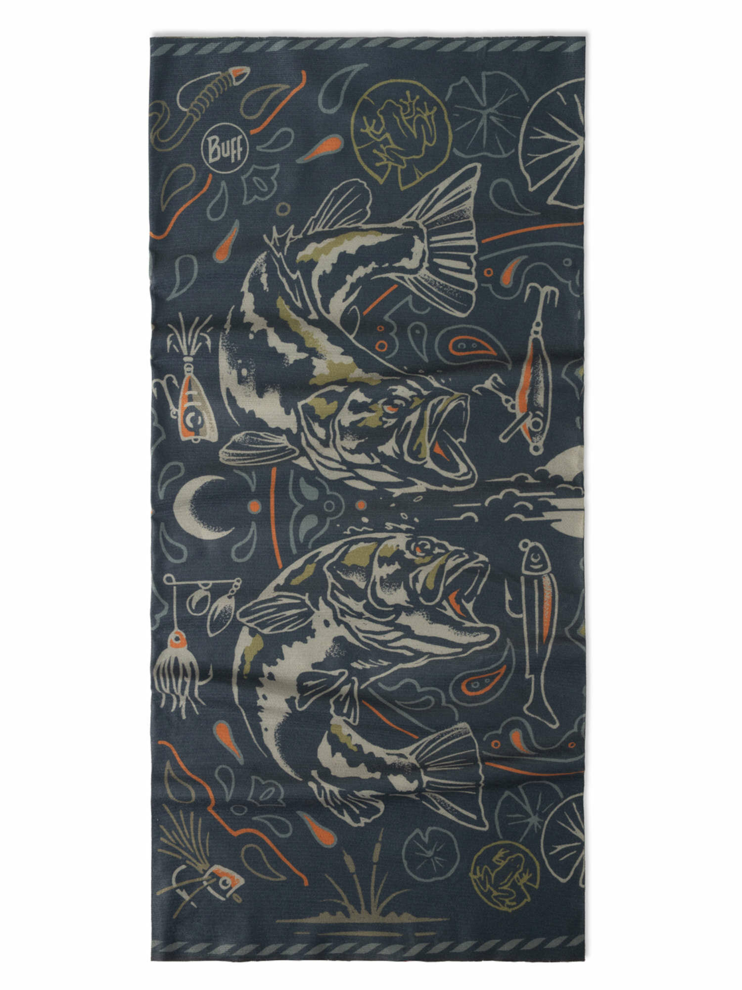 Бандана Buff CoolNet UV Largemouth Navy — фото 1