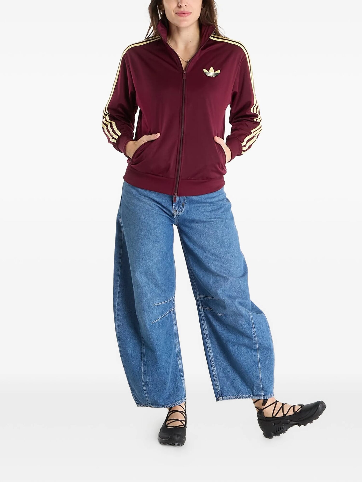 Толстовка adidas Full-zip sweatshirt, размер 4 UK, , Rouge Red — фото 1