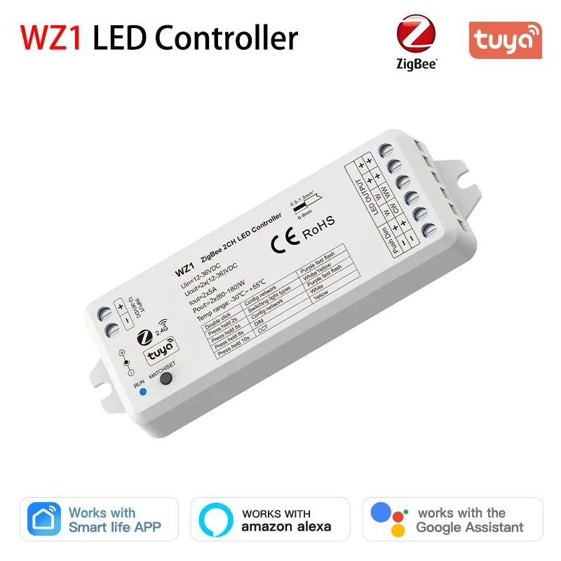 Tuya WZ1 RGB LED контроллер для светодиодной ленты