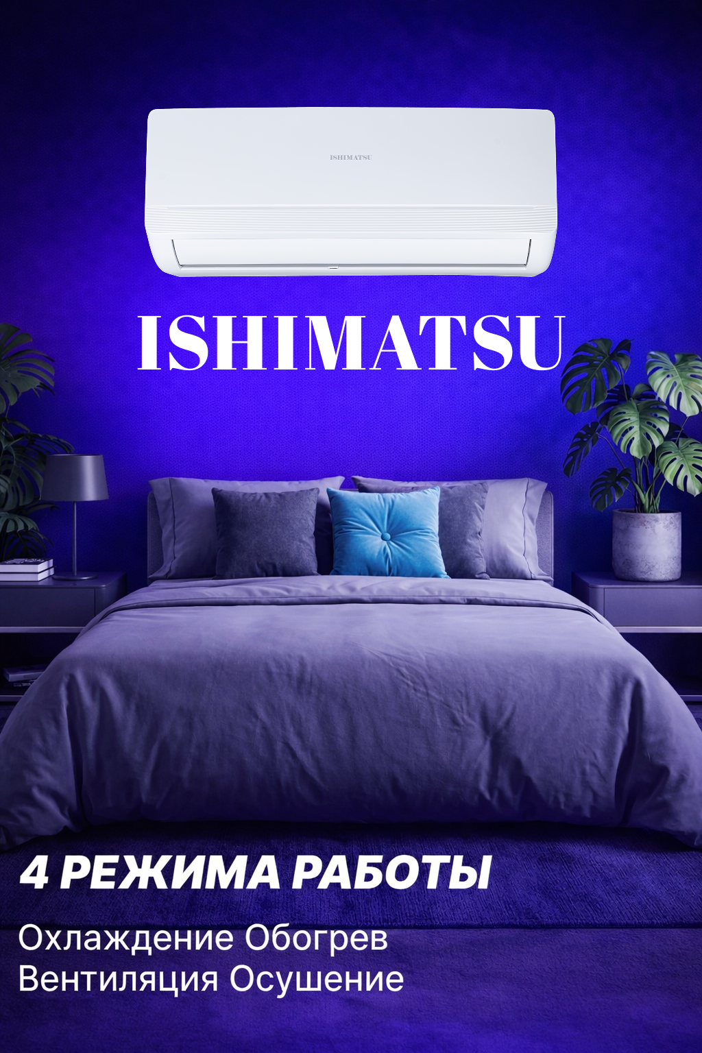 Сплит-система Kyoto ISHIMATSU AMK-07H On/off 22 м² (новый корпус)