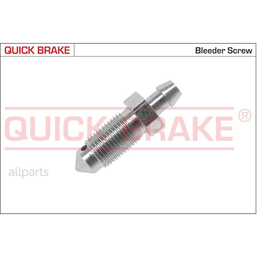QUICK BRAKE 0019 Штуцер прокачной тормозной магистрали