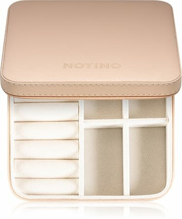 Косметичка Notino Classy Collection шкатулка для украшений, пудровый розовый, 12.5 5 12.5 см