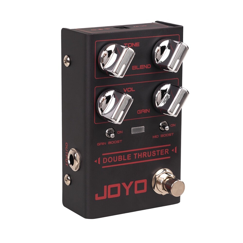 Педаль JOYO R-28, двойной трустер, бас овердрайв, острая высокая частота, зернистый звук
