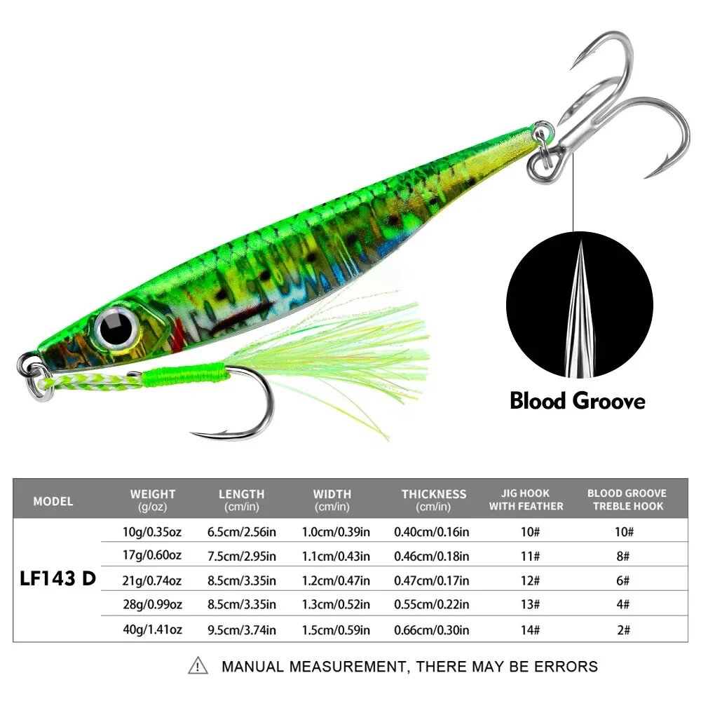 PRO BEROS LF143 D Джиг-приманка 28g, 8.5cm, color D