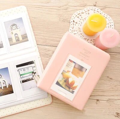 Фотоальбом розовый Ergen для Fujifilm Instax Mini Film 8, Цвет: B