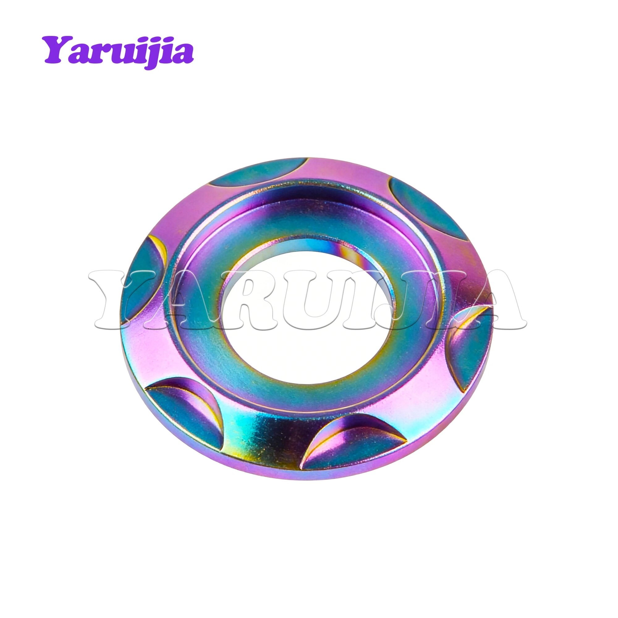 Титановые шайбы Yaruijia M5/M6/M8/M10 Rainbow, M6