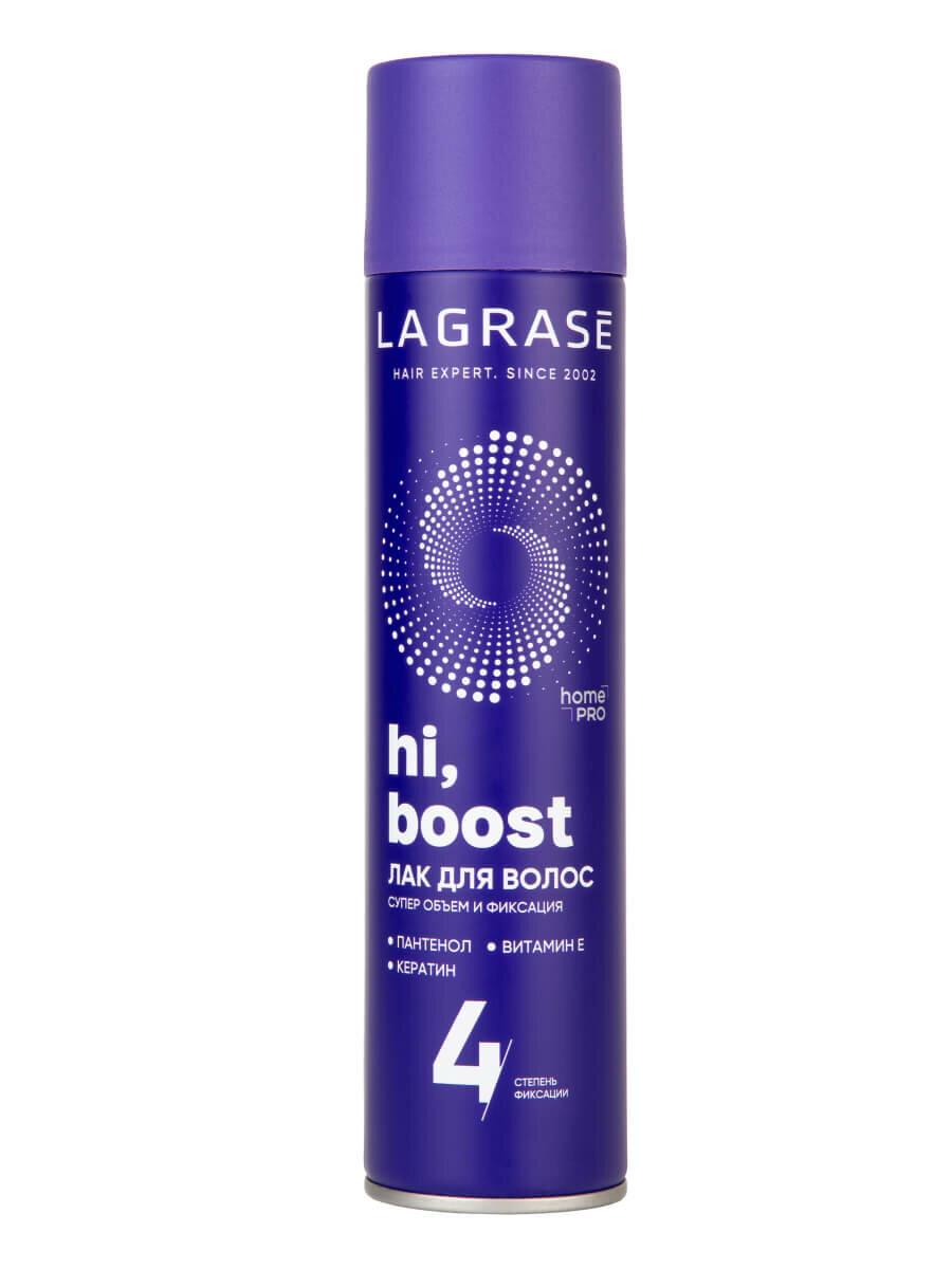 Лак для волос HI, BOOST, 225 мл, LA GRASE