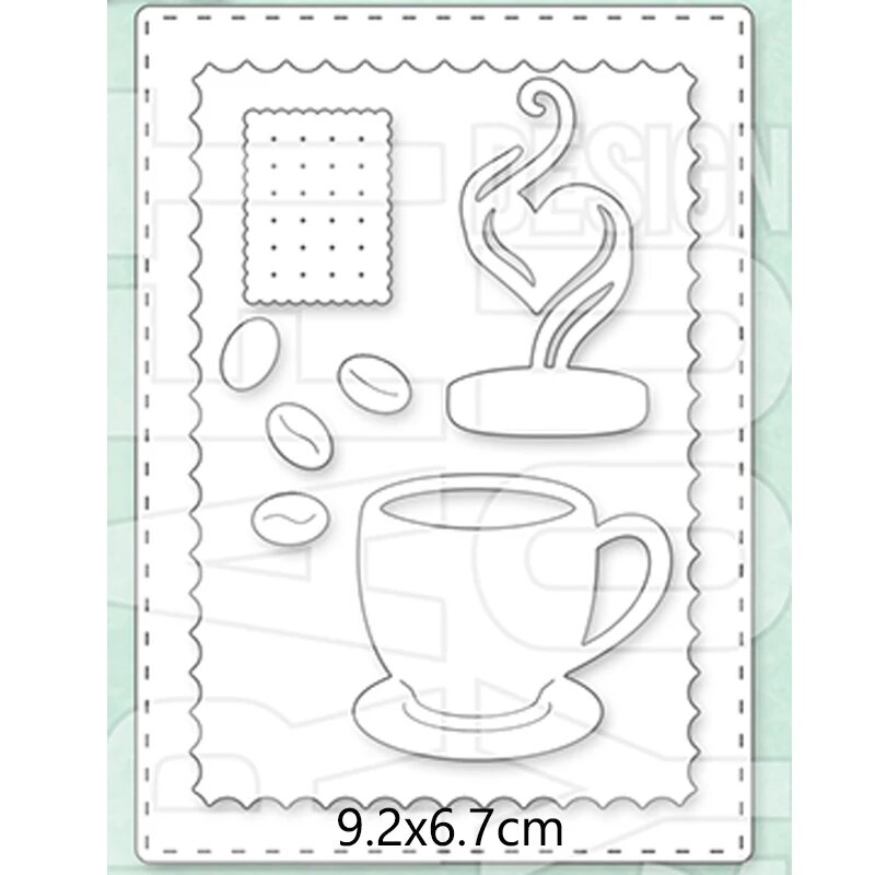 Металлический штамп Piggy Craft, 9.2x6.7 см, A-250