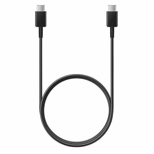 Кабель для смартфона, телефона USB-C - USB-C Samsung EP-DA705BBEGWW (60W, 1м, 3А, круглый, PVC оболочка, PVC коннектора, черный)