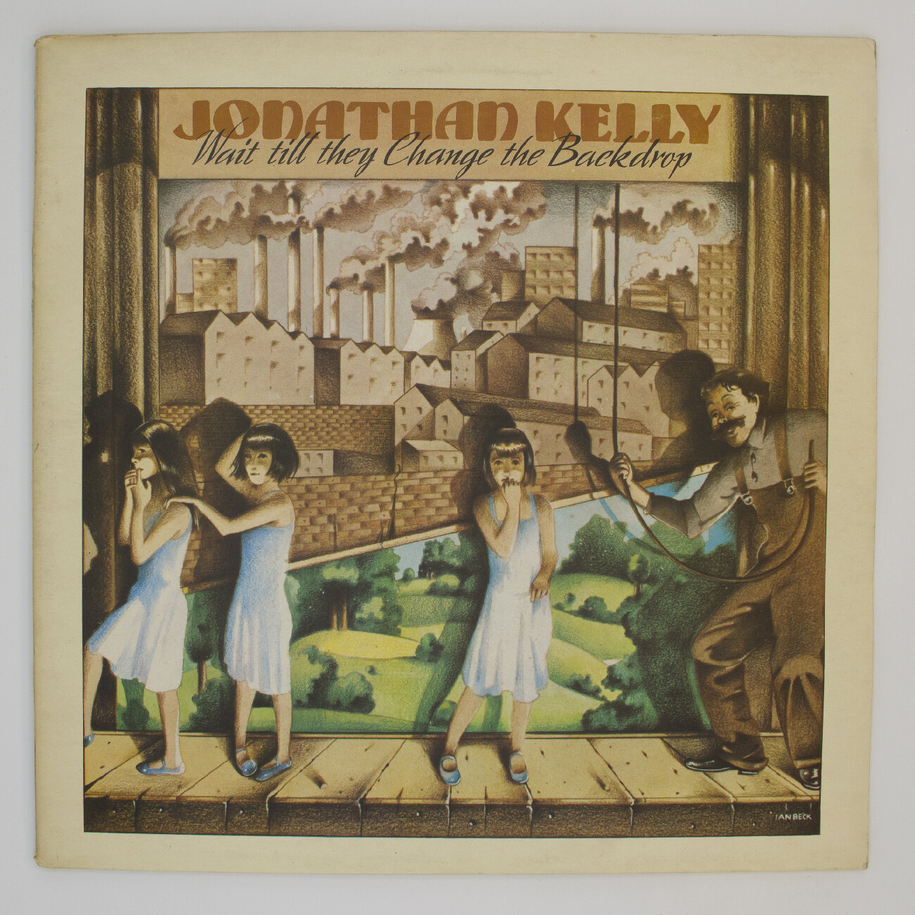 Виниловая пластинка Jonathan Kelly - Wait Till They Change The Backdrop, 1xLP, EX