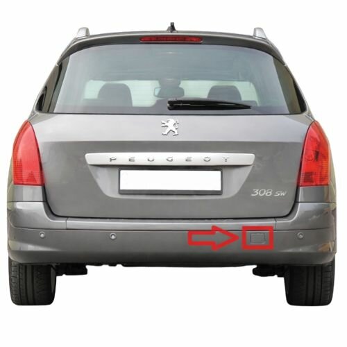 Peugeot Крышка заглушка заднего буксировочного крюка 308 SW (9681471077)
