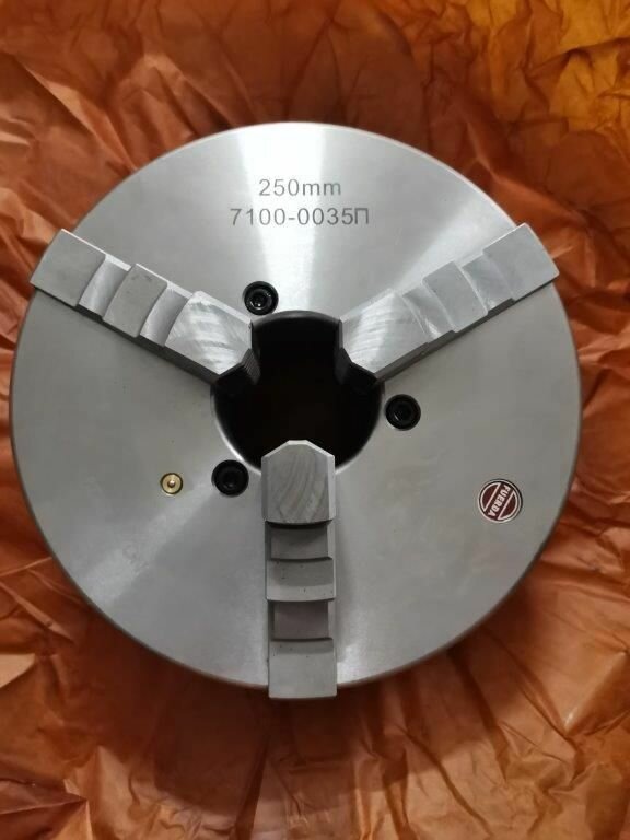 Патрон токарный 3-х кул. ф250 7100-0035П КМ6 Тип 2 ГОСТ 12593-93 / DIN 55027 FUERDA