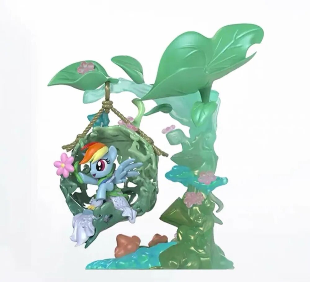 My Little Pony - маленькие скульптуры, подарки для детей, Series 2, Rainbow Dash