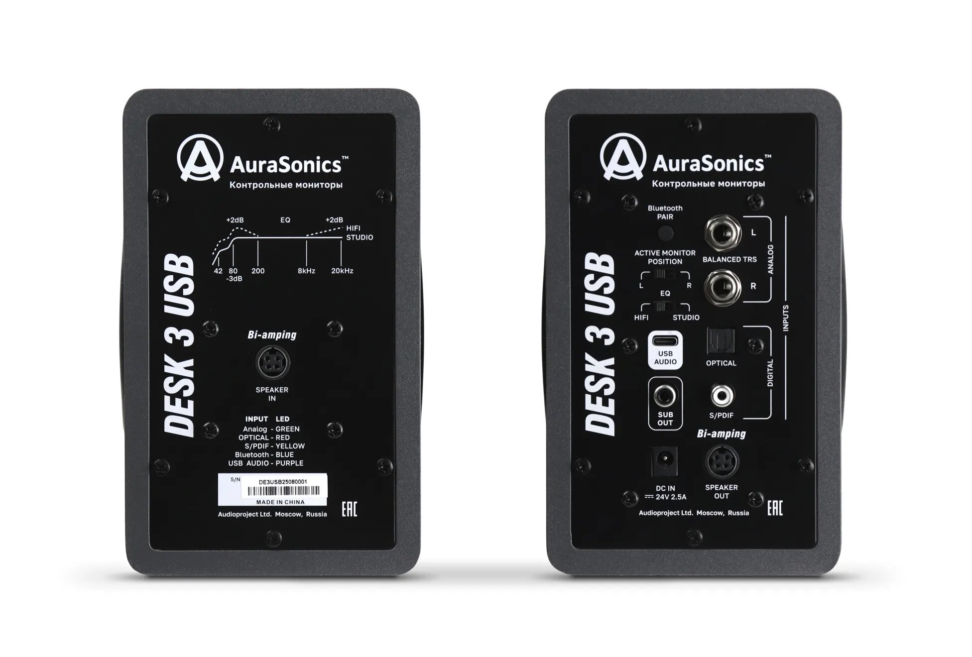 Студийные мониторы AuraSonics DESK 3 USB — фото 1