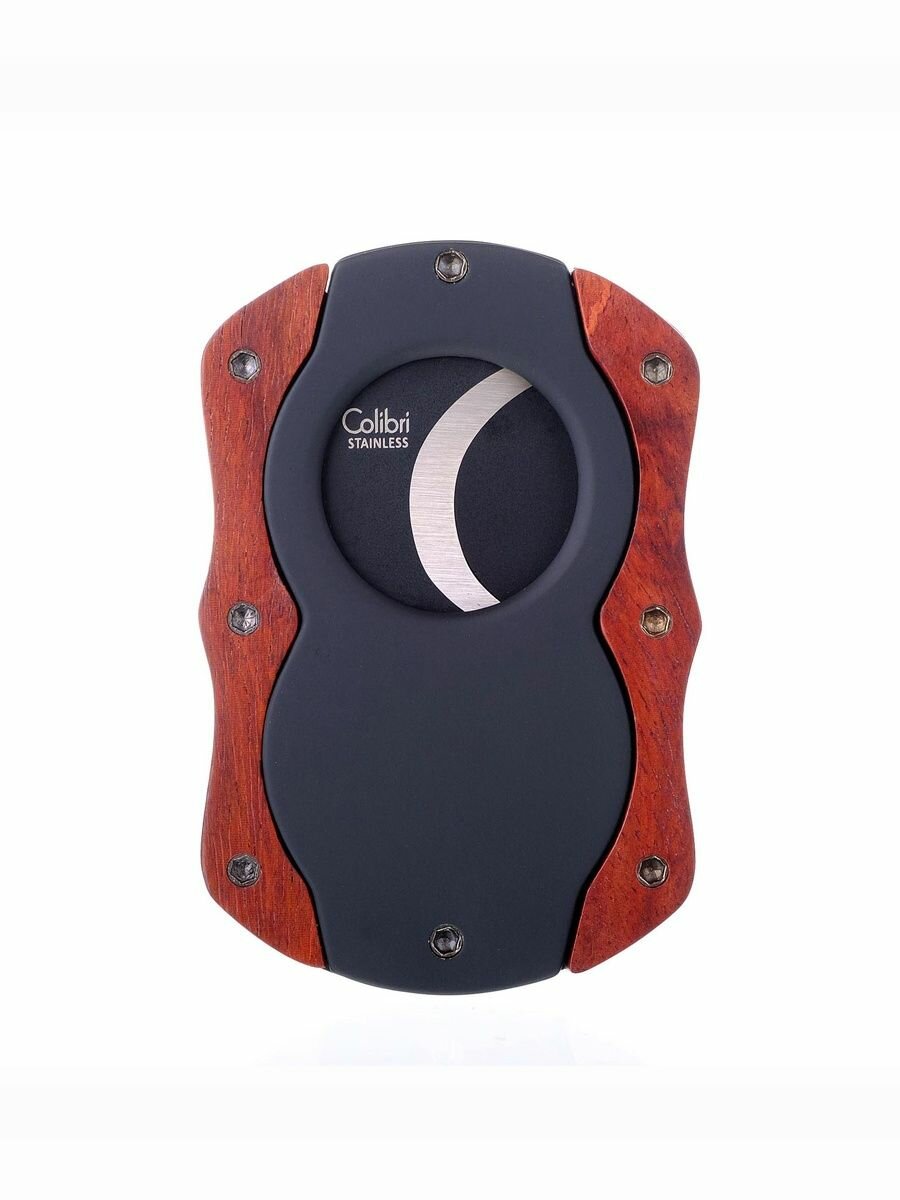 Гильотина Colibri с отделкой деревом, Красное дерево CU100T30