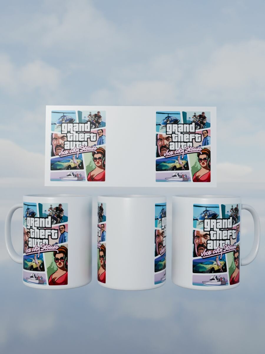 Кружка GTA vice City Grand Theft Auto: Vice City