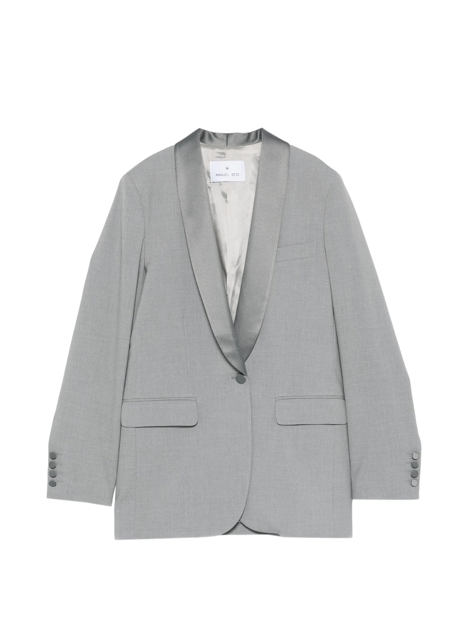 Пиджак Satin-lapel blazer