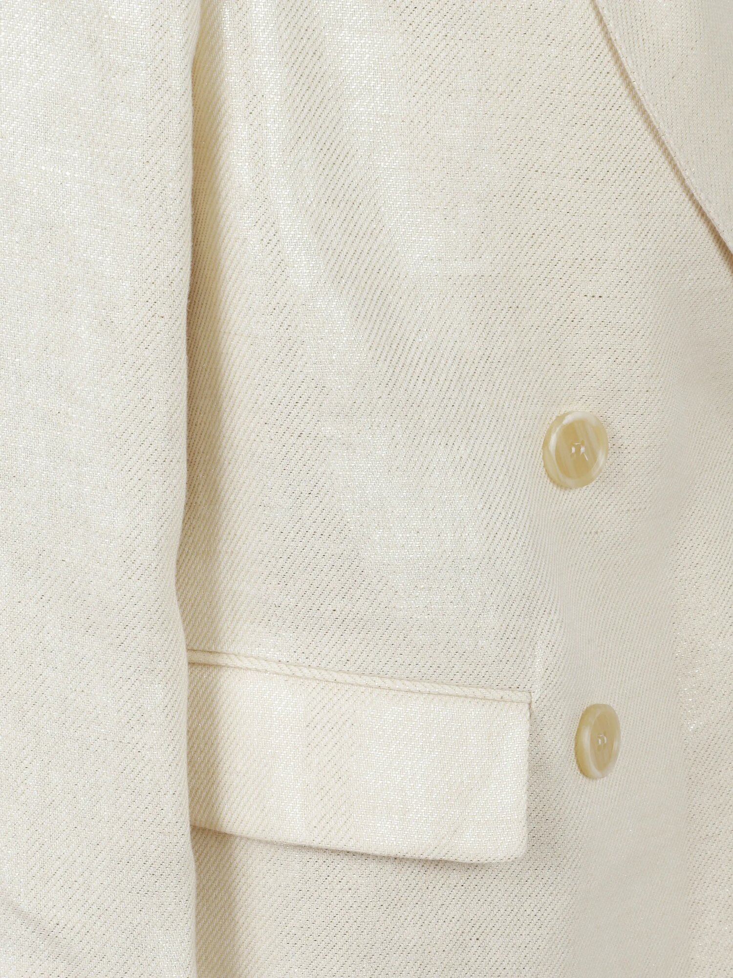 Пиджак BRUNELLO CUCINELLI Double-breasted metallic-finish blazer, размер 44 — фото 1