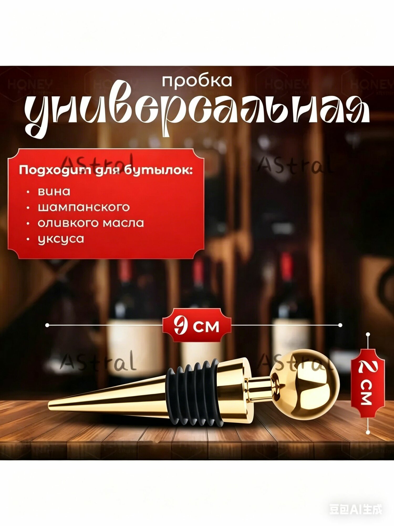 Пробка 4 шт — фото 1