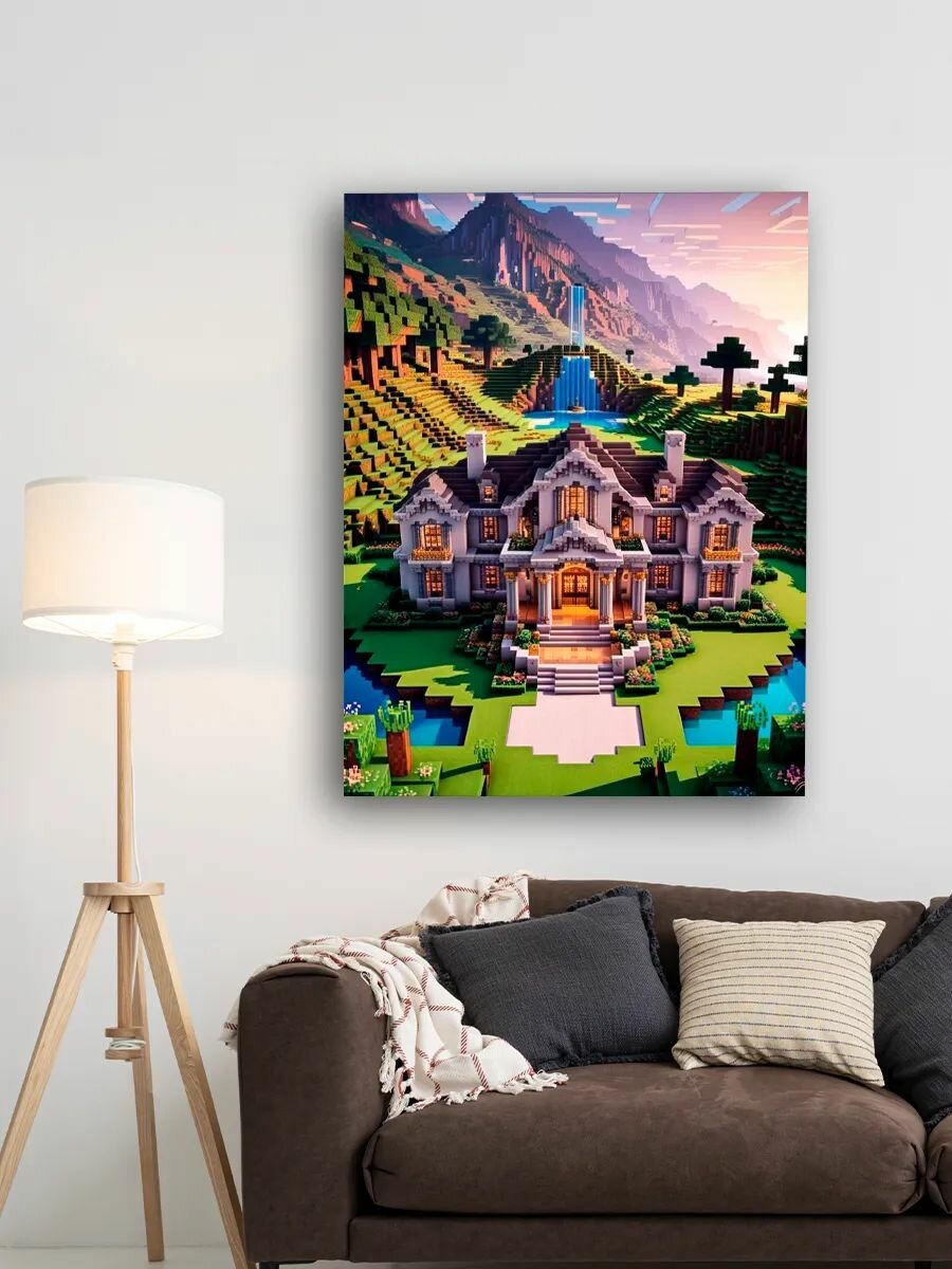 Постеры на стену Minecraft , плакат 1шт, А2 размер. — фото 1