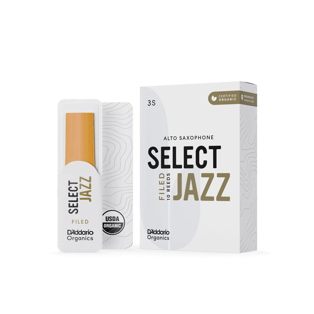 Трости для саксофона альт 3S (10 шт) D'Addario ORSF10ASX3S Organic Select Jazz Filed