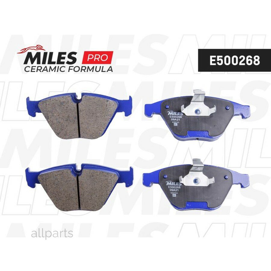 MILES E500268 Колодки тормозные BMW E60/E61/E65 передние Ceramic