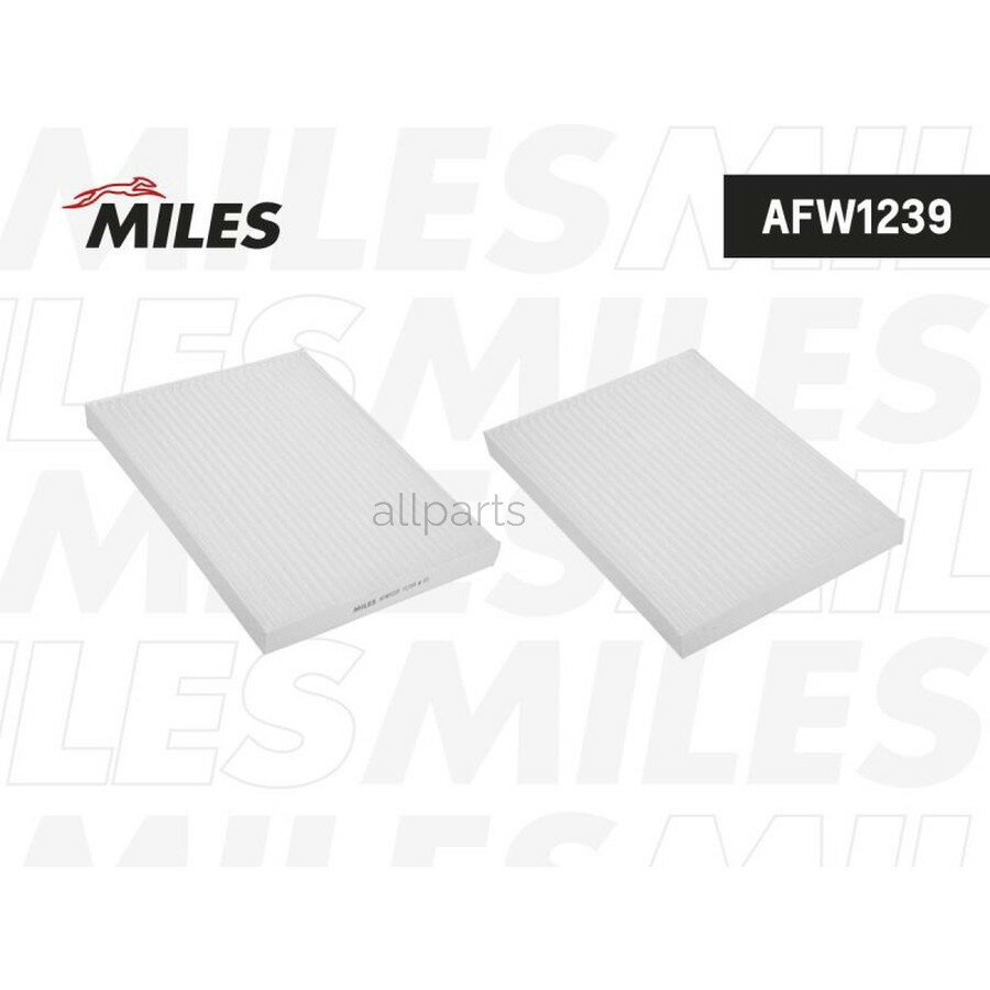 MILES AFW1239 Фильтр салона NISSAN QASHQAI 07-